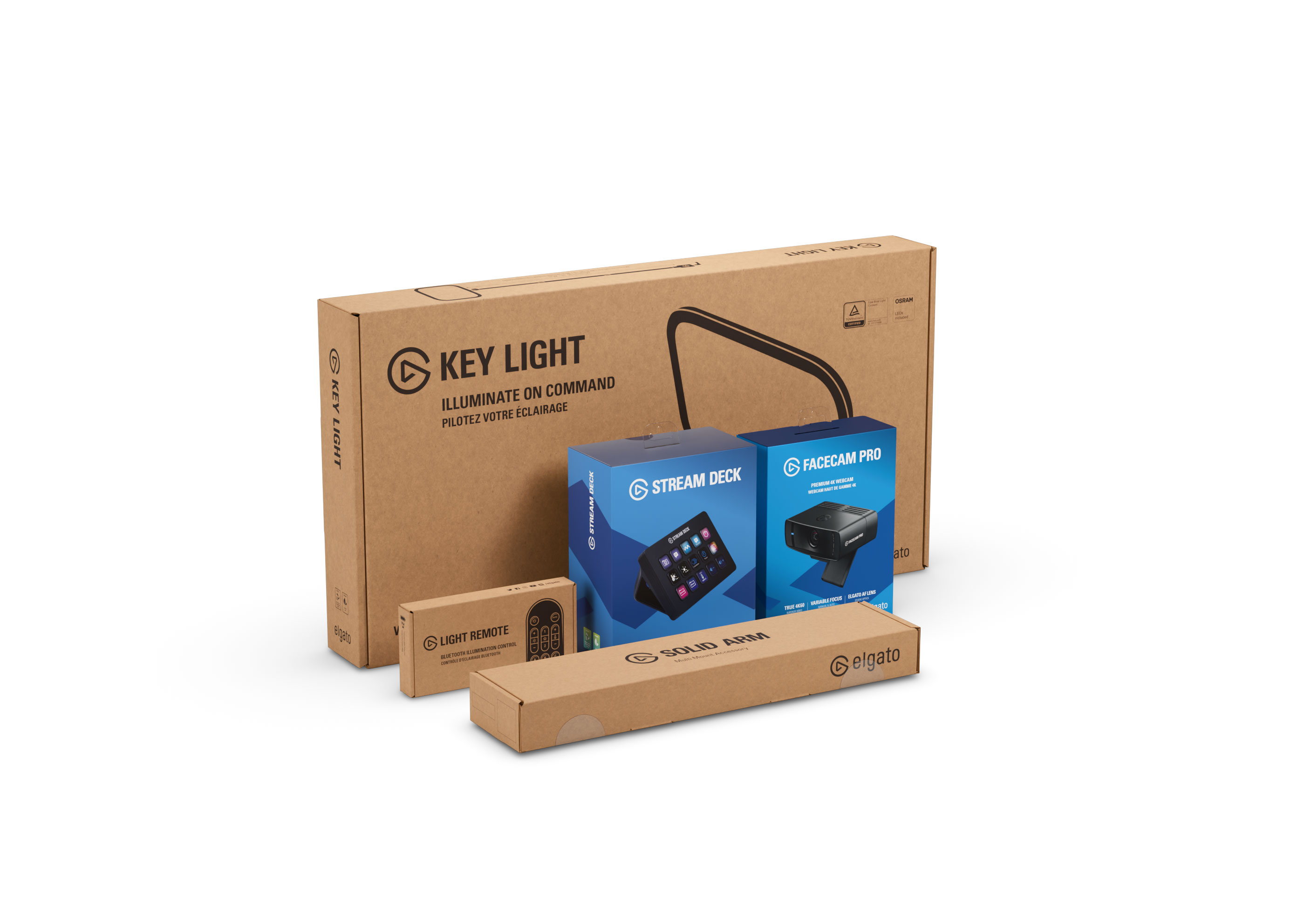 Key Light Solo Bundle - Solid Pro Remote Control | Elgato